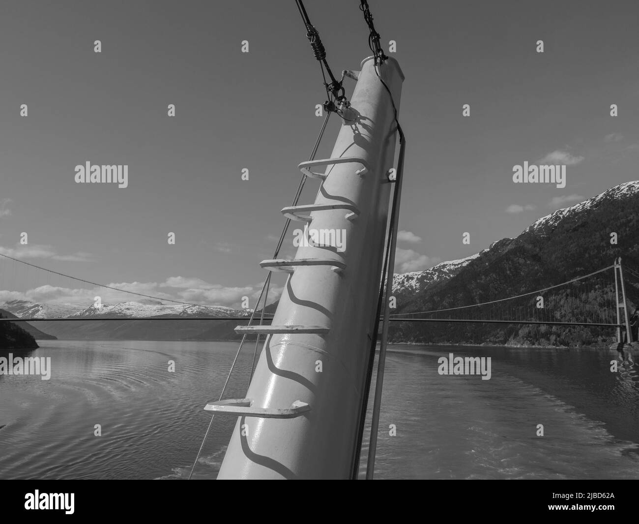 ship cruise in the norwegian hardangerfjord Stock Photo - Alamy