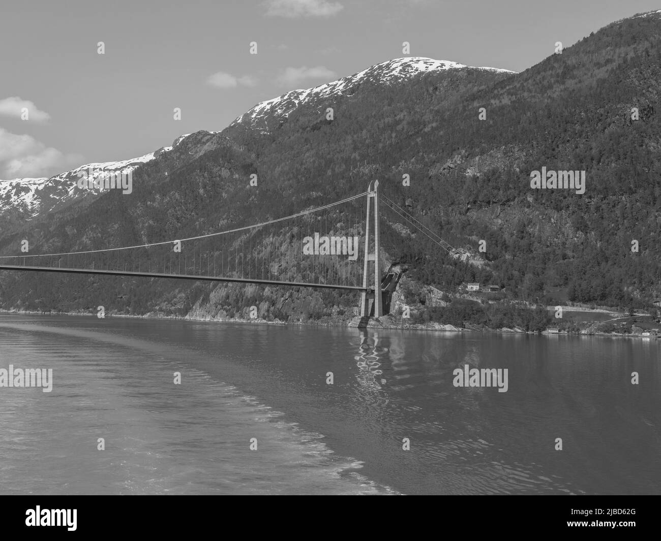 ship cruise in the norwegian hardangerfjord Stock Photo - Alamy