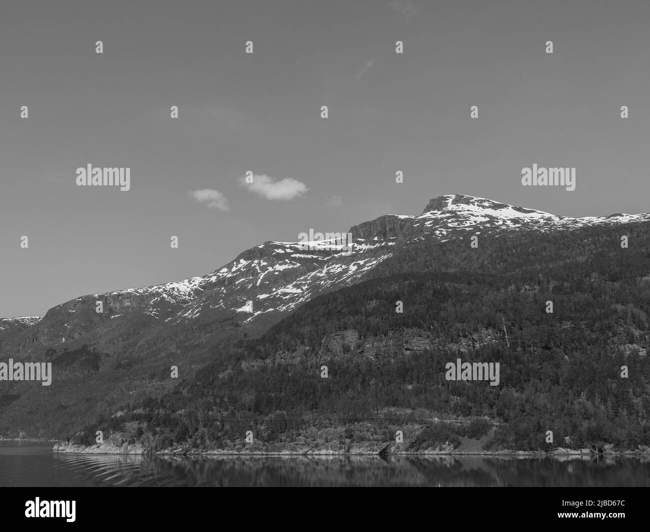 ship cruise in the norwegian hardangerfjord Stock Photo - Alamy
