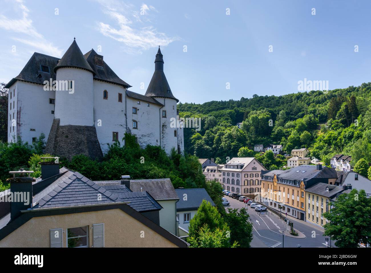 Clervaux, Luxembourg - 4 June, 2022: view of the picturesque and ...