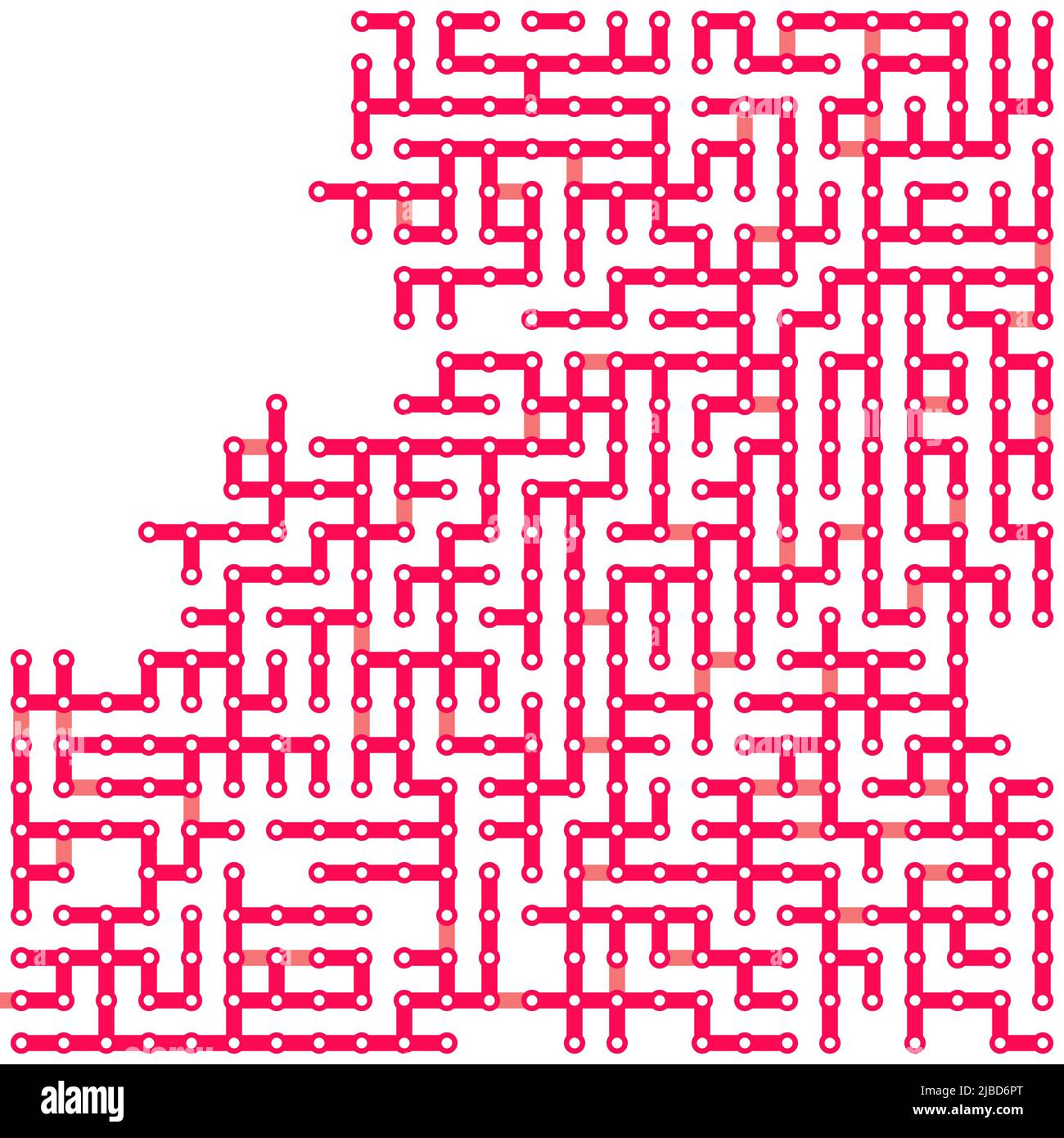 Albert-Laszlo Barabasi algorithm network visualization implementation illustration Stock Vector ...