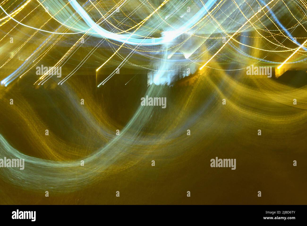 Light reflections in the night Stock Photo - Alamy