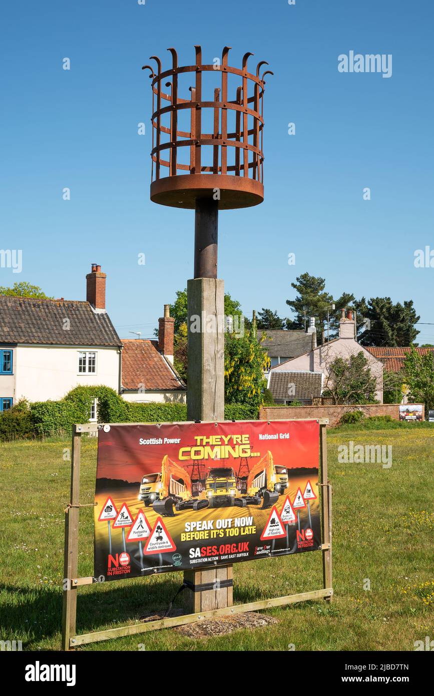 Large banners and placards displayed in prominent positions within and ...