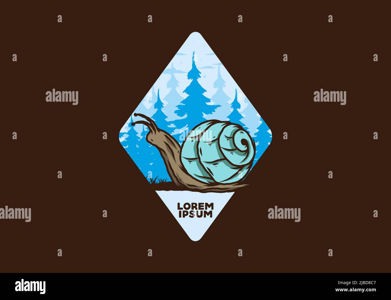 Slow creeping Stock Vector Images - Alamy