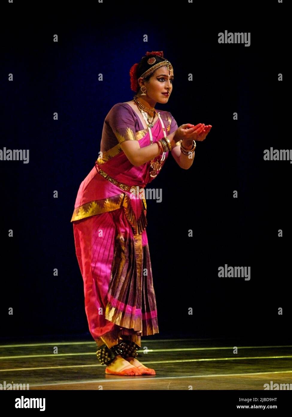 Ananga Manjari Malatesta, dancer of the group Gopesvara performing ...