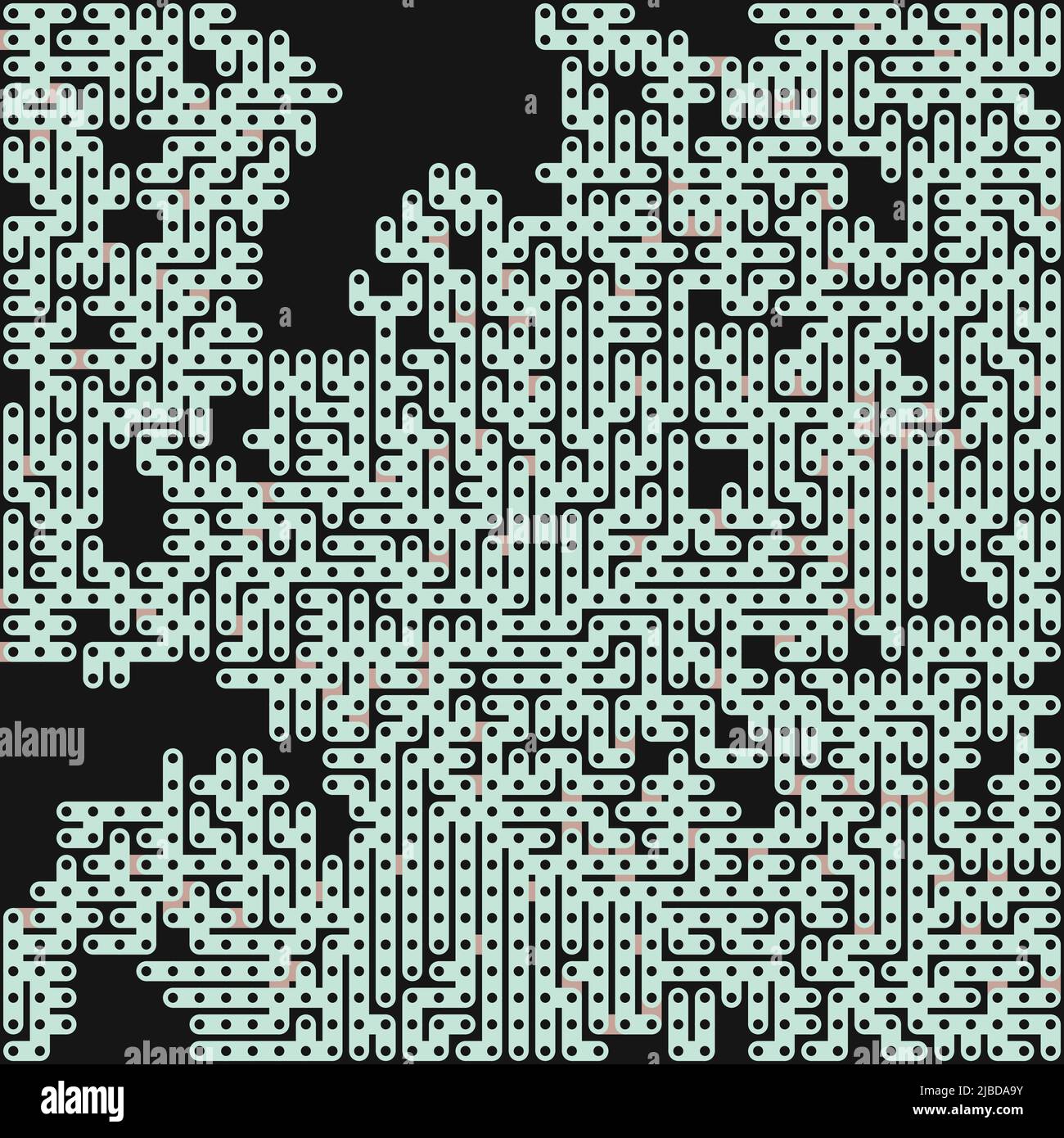 Albert-Laszlo Barabasi algorithm network visualization implementation illustration Stock Vector ...