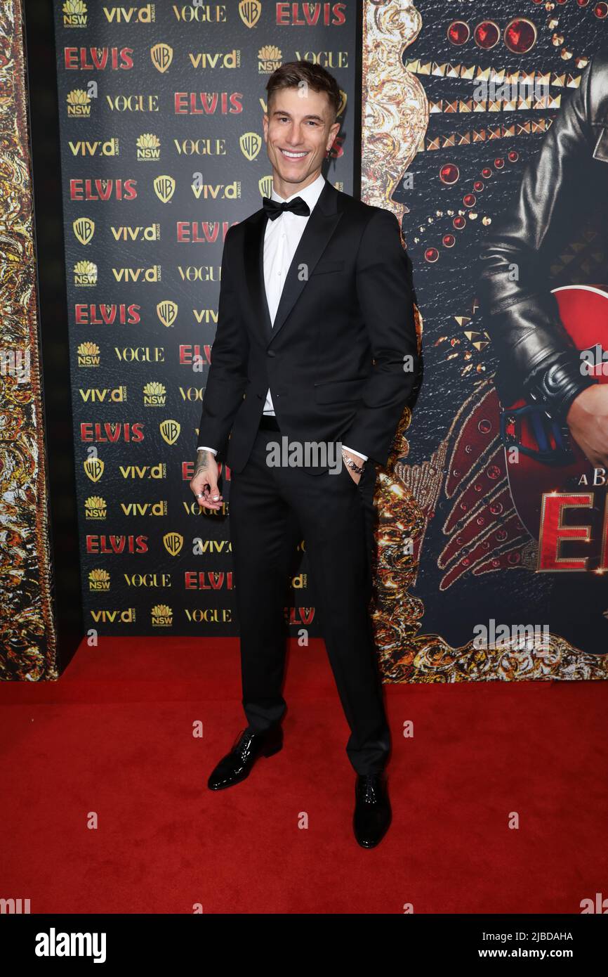 June 5, 2022: JOSH CARROLL attends the Sydney Premiere of ELVIS at The ...