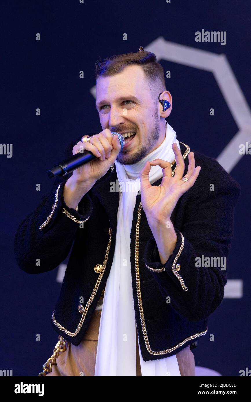 Nuremberg, Germany. 05th June, 2022. The German rapper Alligatoah is on ...