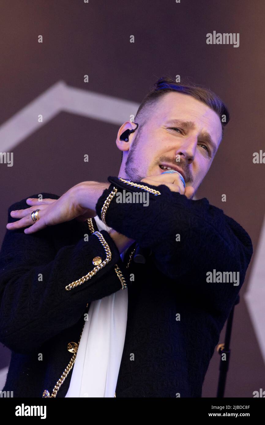 Nuremberg, Germany. 05th June, 2022. The German rapper Alligatoah is on ...