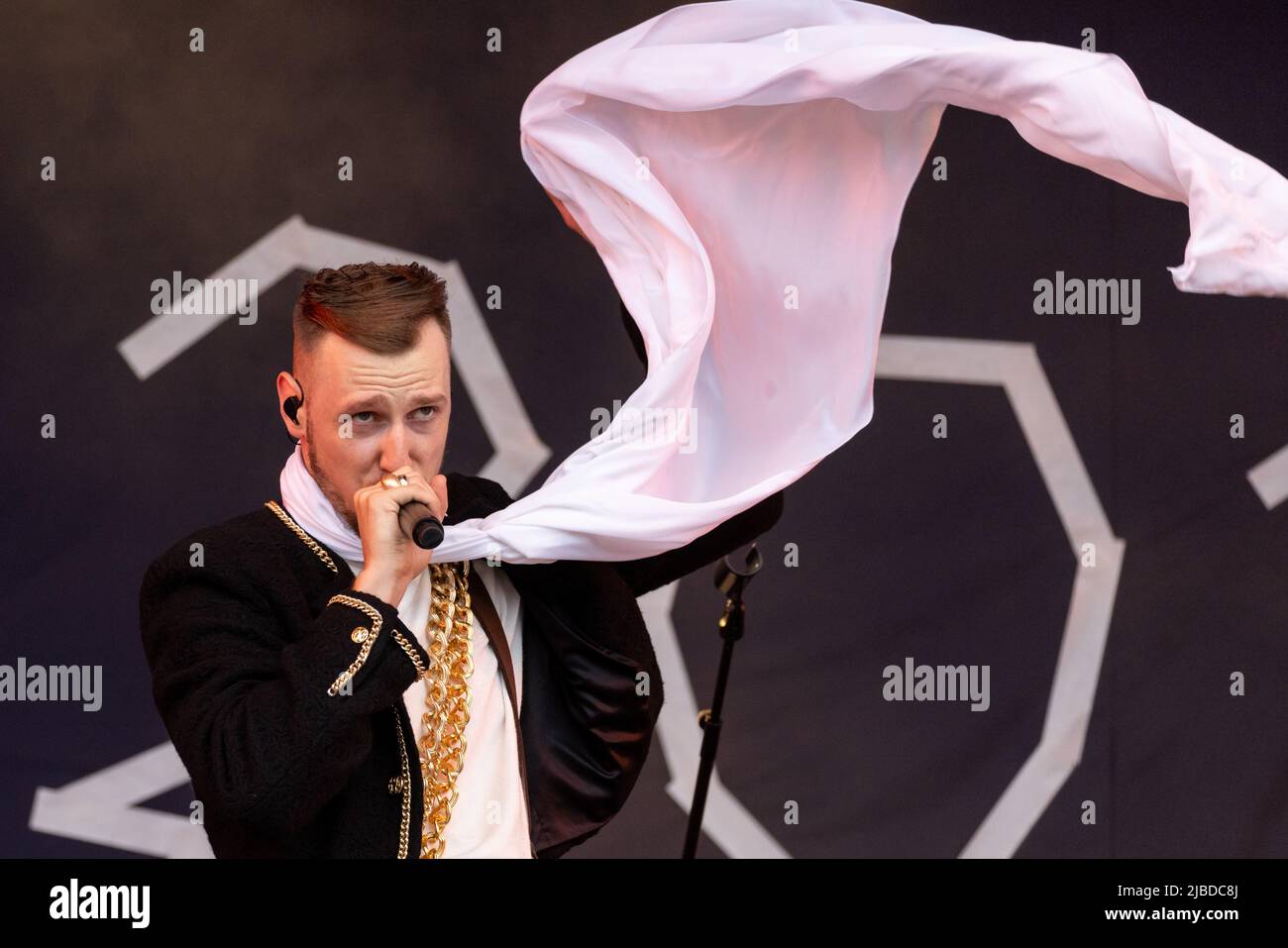 Nuremberg, Germany. 05th June, 2022. The German rapper Alligatoah is on ...