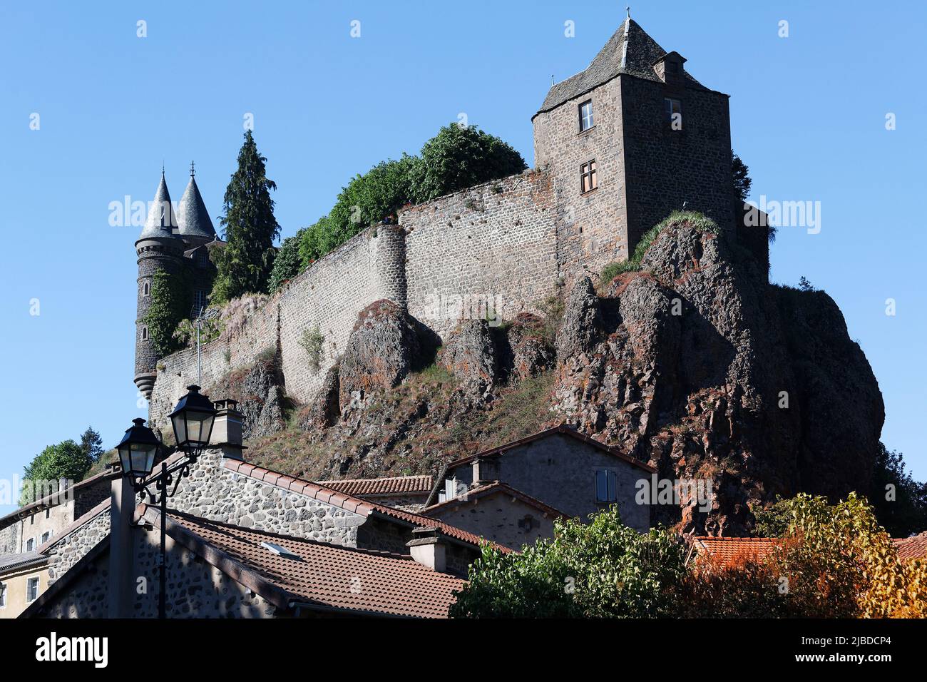 Located in the heart of the Auvergne volcanoes, the 1000-year-old ...