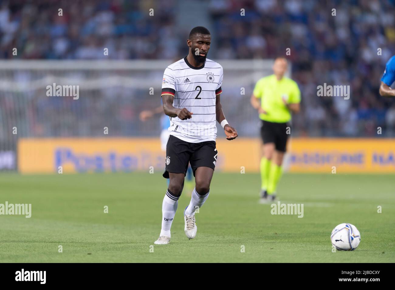 Bologna, Italy. June 4, 2022, Antonio Rudiger (Germany) during the UEFA ...