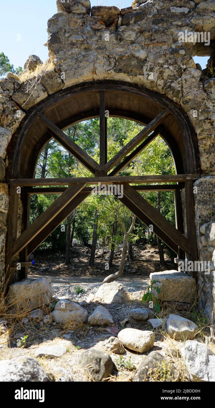 Olympos (Olimpos) historic ancient city, Hellenistic, Roman, Byzantine ...