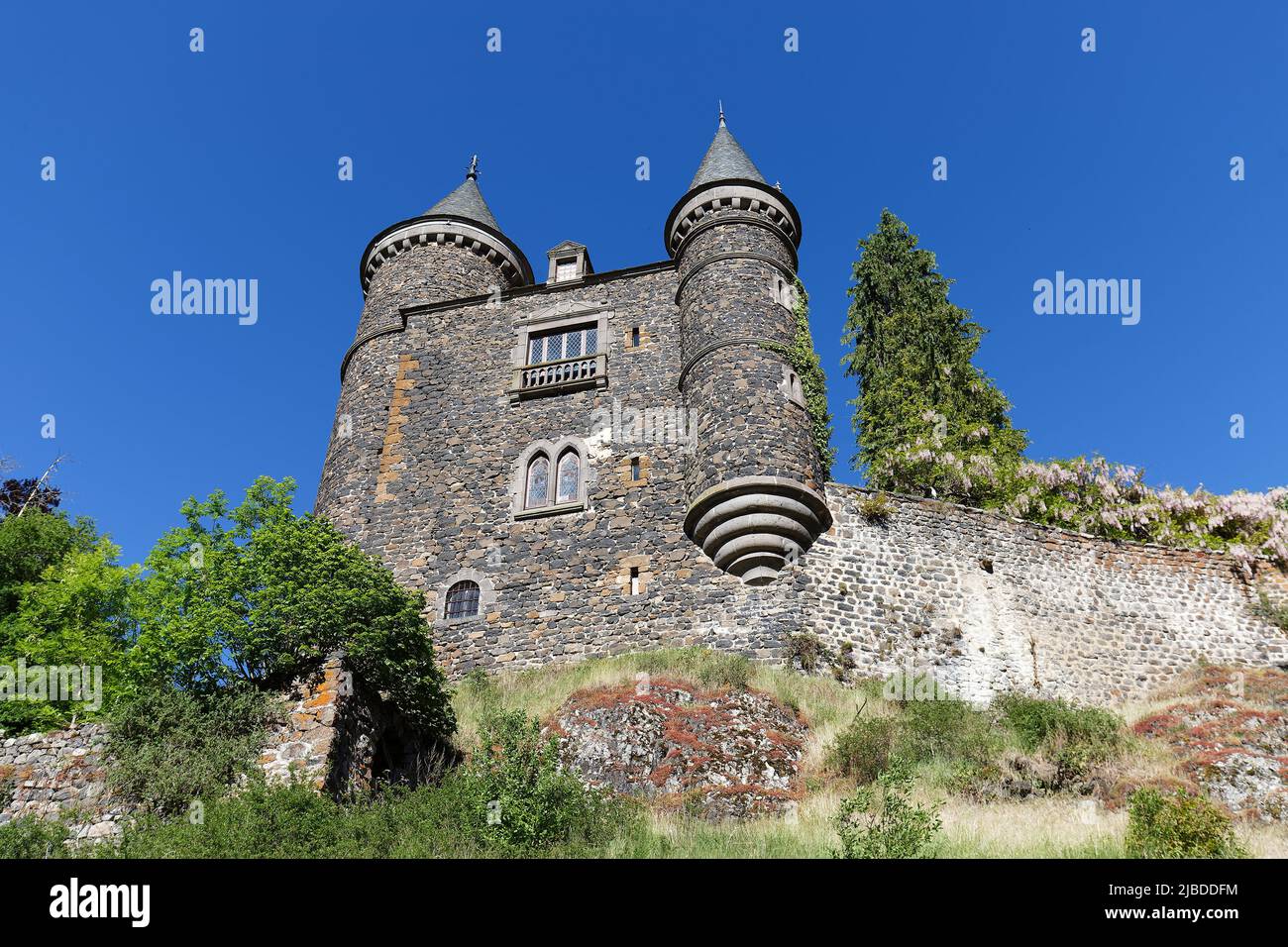 Located in the heart of the Auvergne volcanoes, the 1000-year-old ...