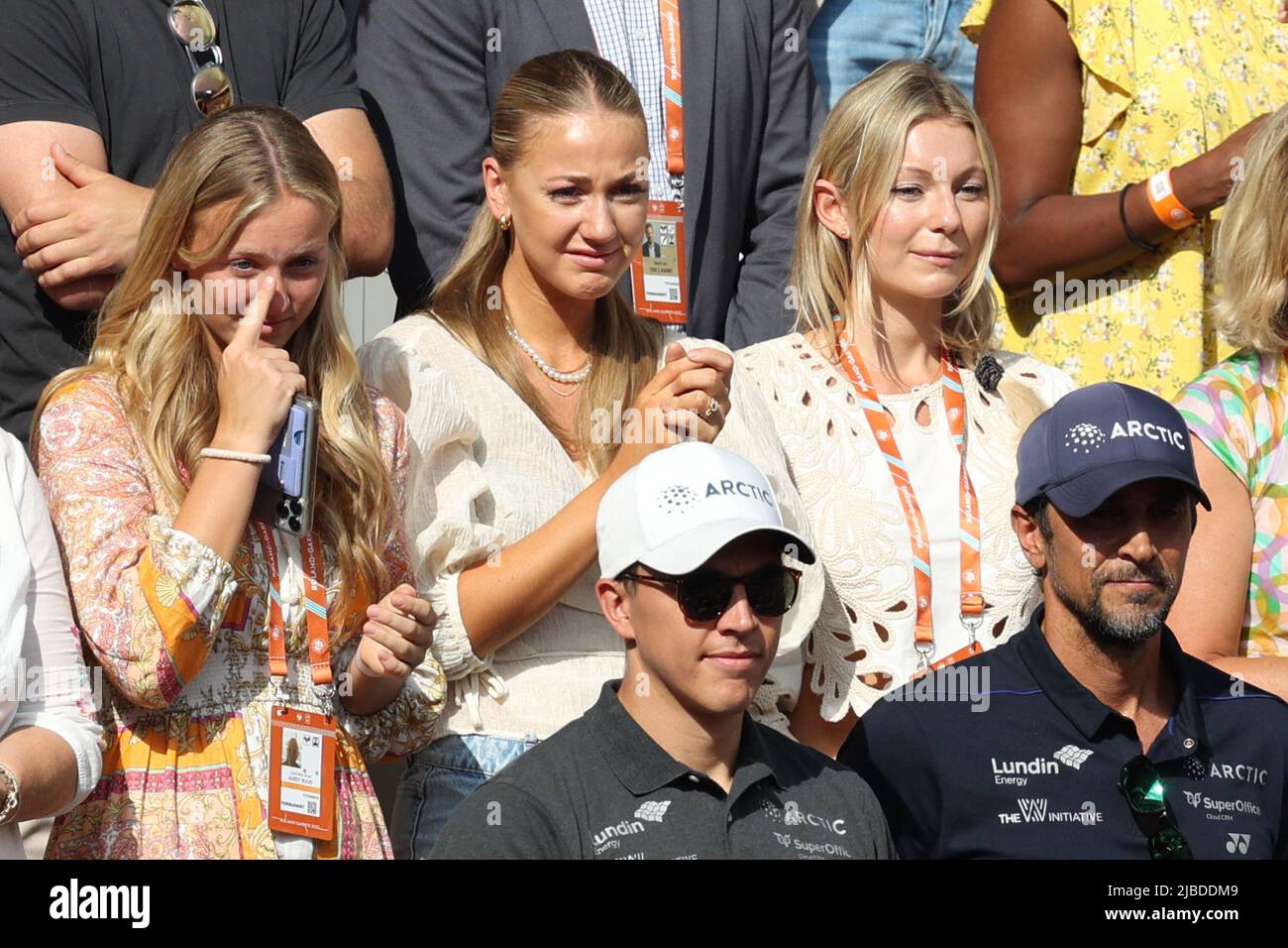 Paris, France, June 05, 2022, Maria Galligani, Casper Ruud's girlfriend ...