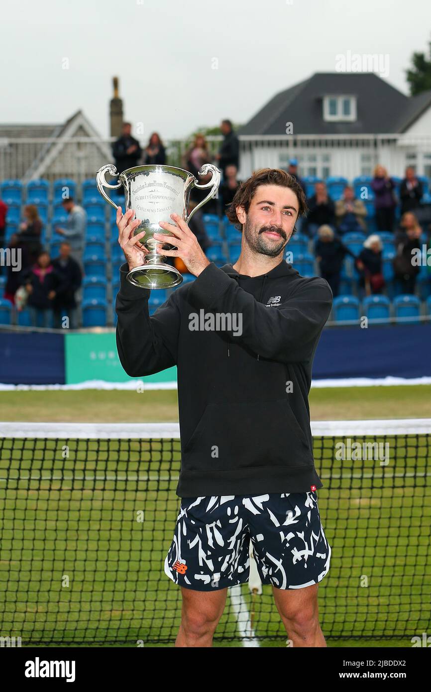 London, England: 5th June 2022; Surbiton Racket & Fitness Club ...