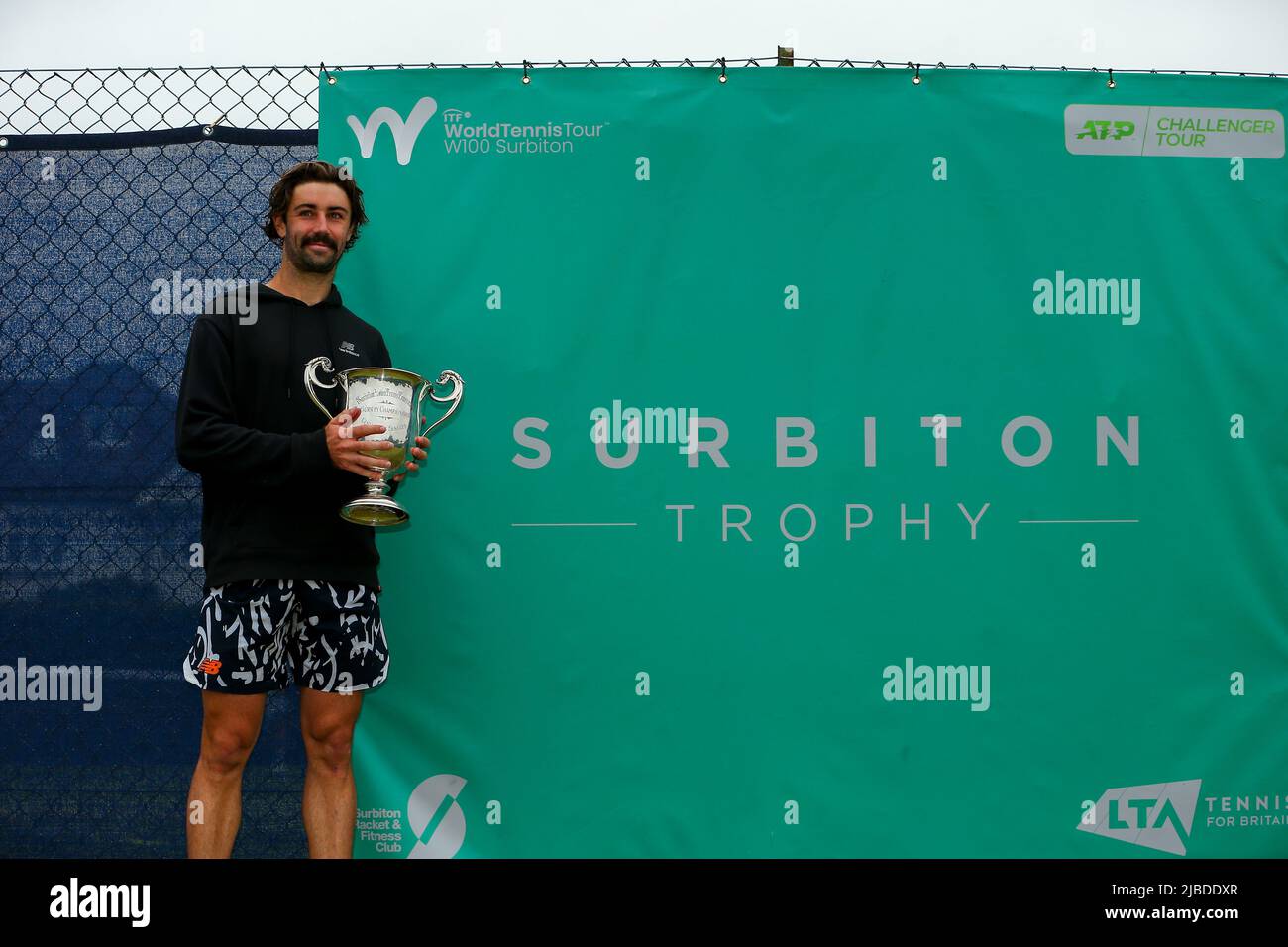 London, England: 5th June 2022; Surbiton Racket & Fitness Club ...