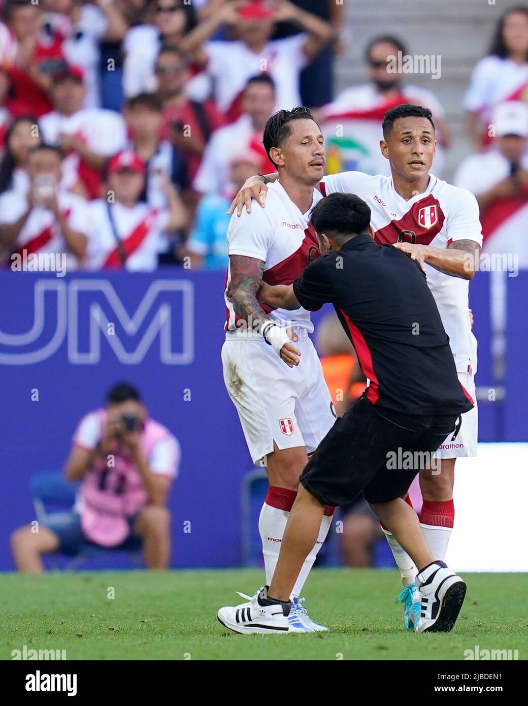 Barcelona, Spain. June 5, 2022, Alexander Callens and Aldo Corzo of ...