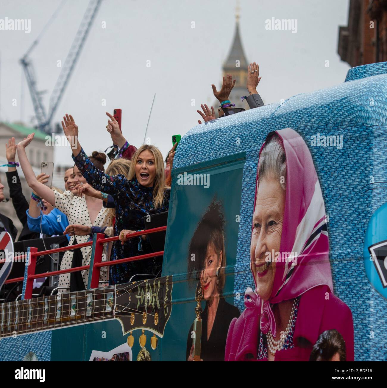 London, England, UK. 5th June, 2022. PATSY KENSIT is seen on a double ...