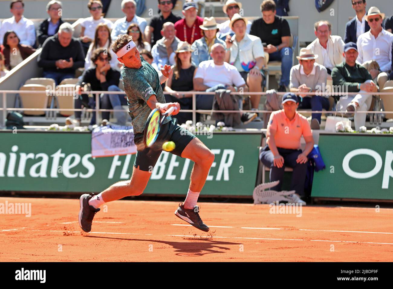 Paris, France: 5th June 2022; Roland Garros, Paris, France: French Open Tennis tournament, mens ...