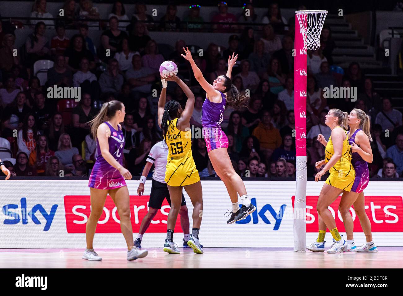 LONDON, United Kingdom. Jun 05, 2022. during Vitality Netball - Grand ...