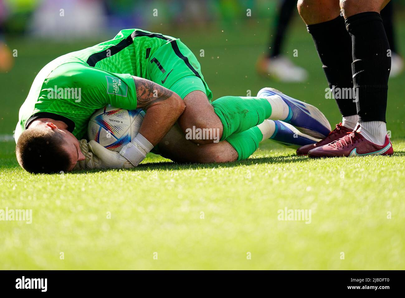 Barcelona, Spain. June 5, 2022, Oliver Sail of New Zealand during the ...