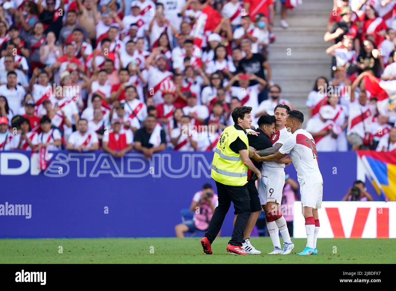 Barcelona, Spain. June 5, 2022, Alexander Callens and Aldo Corzo of ...
