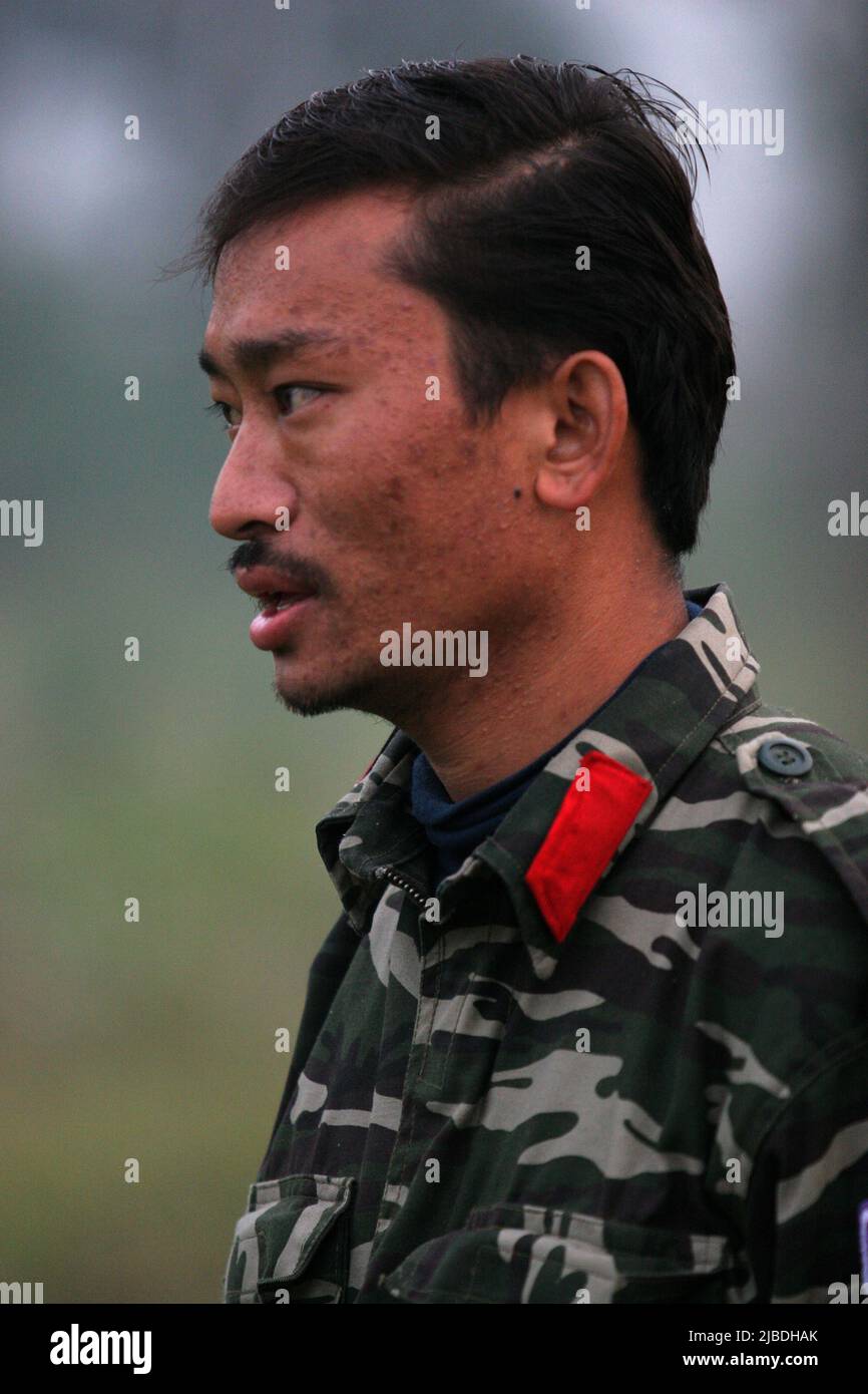 Portrait of an Army officer Stock Photo - Alamy