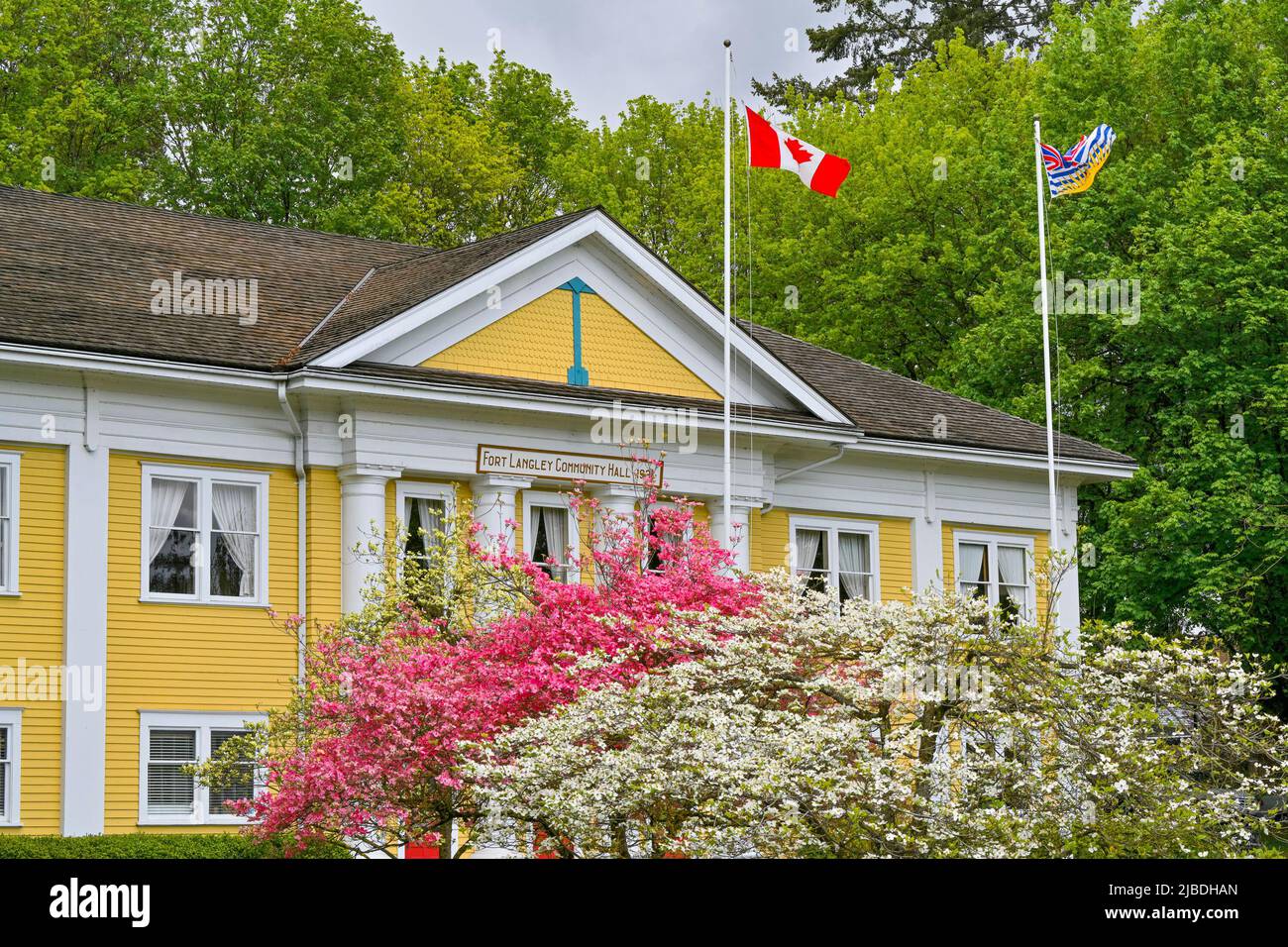 Fort Langley Community Hall, Fort Langley, British Columbia, Canada ...