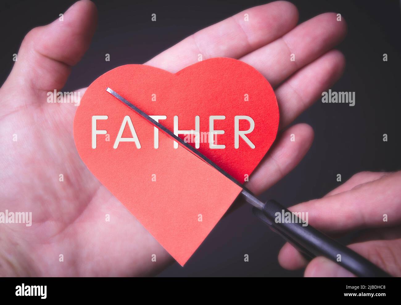Father child son drawing heart hi-res stock photography and images - Alamy