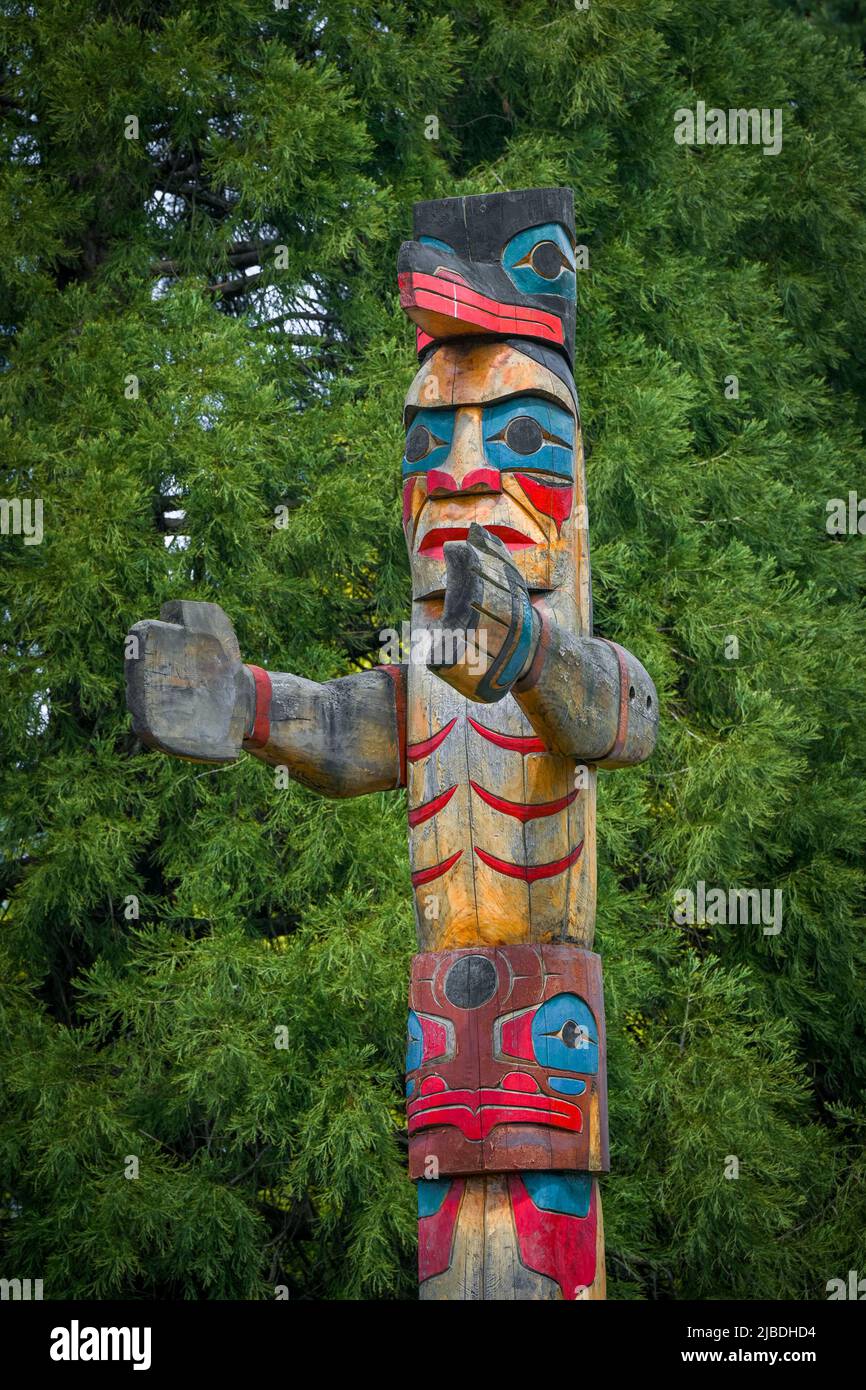 Coast Salish Welcome Figure, Kayachtn, Ridgeway Elementary School ...