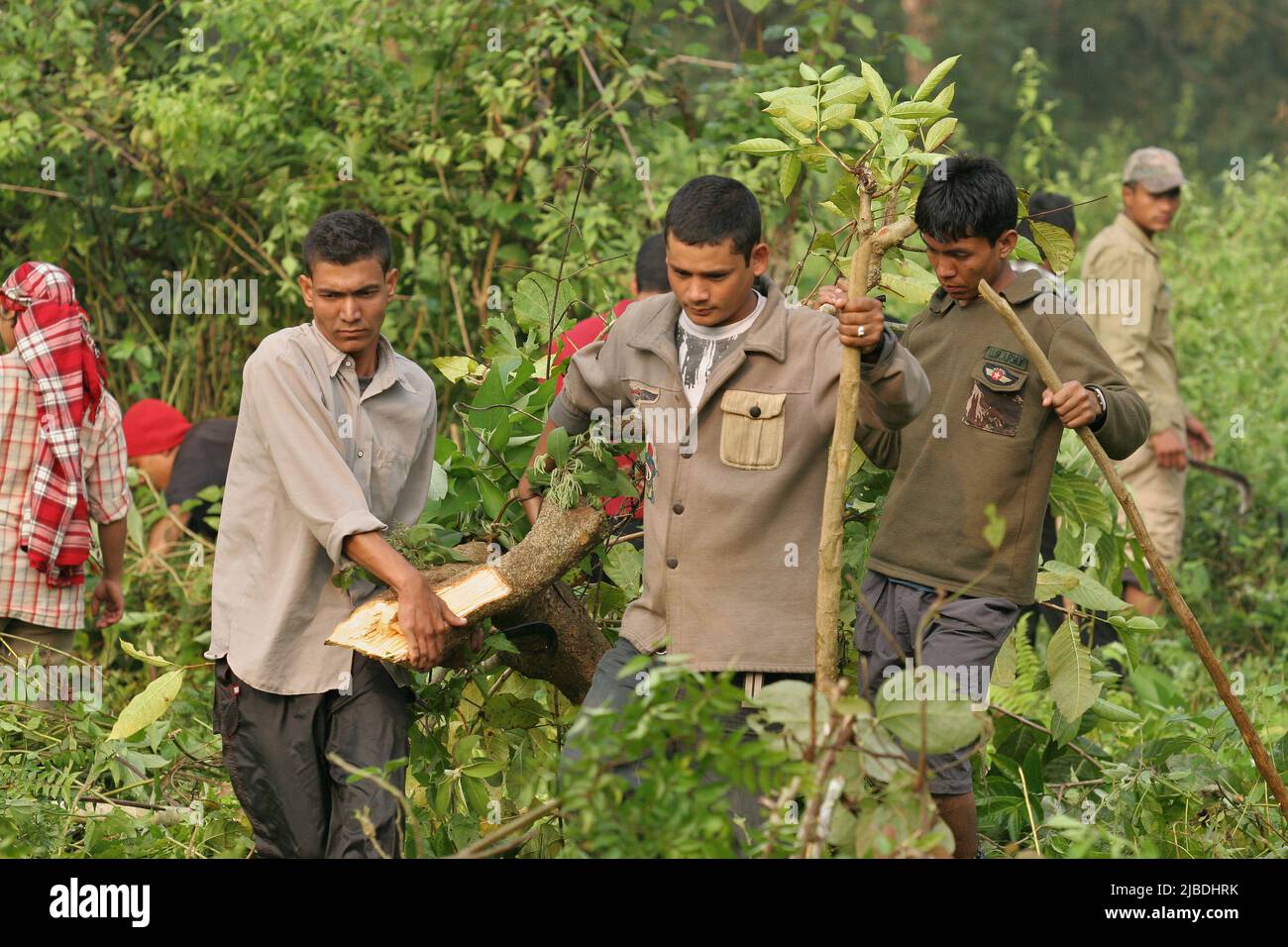 Collecting sand bags to build bunkers for forces. Bangladesh Stock ...