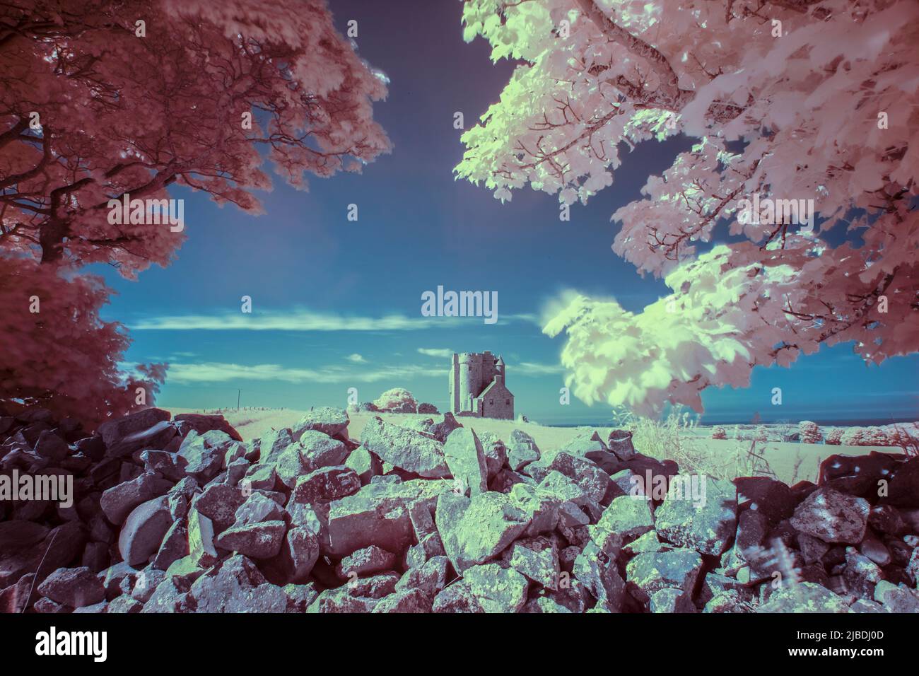 inchdrewer castle banff aberdeenshire scotland Stock Photo - Alamy