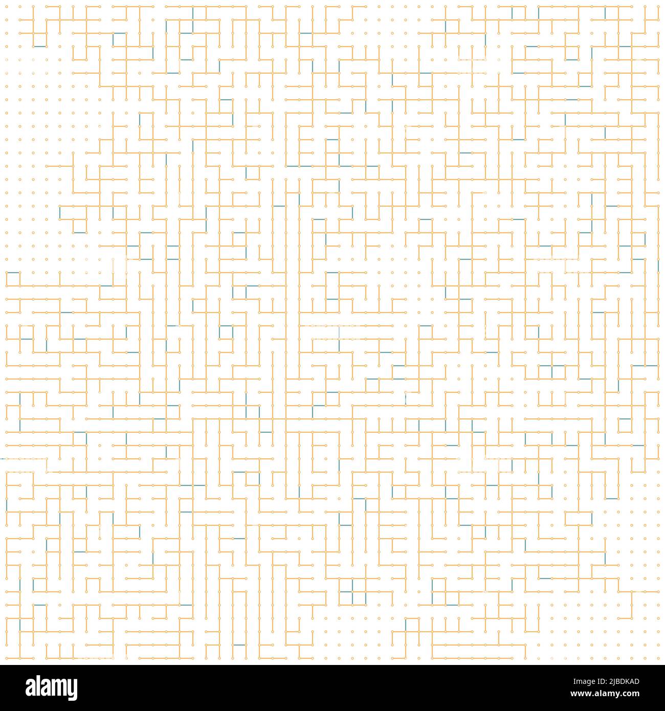 Albert-Laszlo Barabasi algorithm network visualization implementation illustration Stock Vector ...