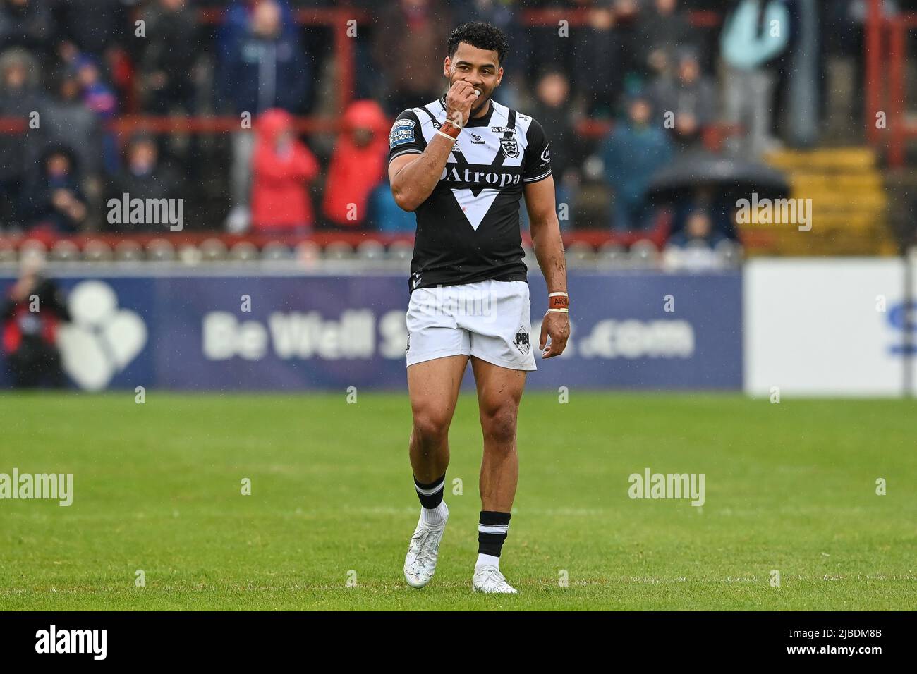 Darnell McIntosh (5) of Hull FC during the game Stock Photo - Alamy