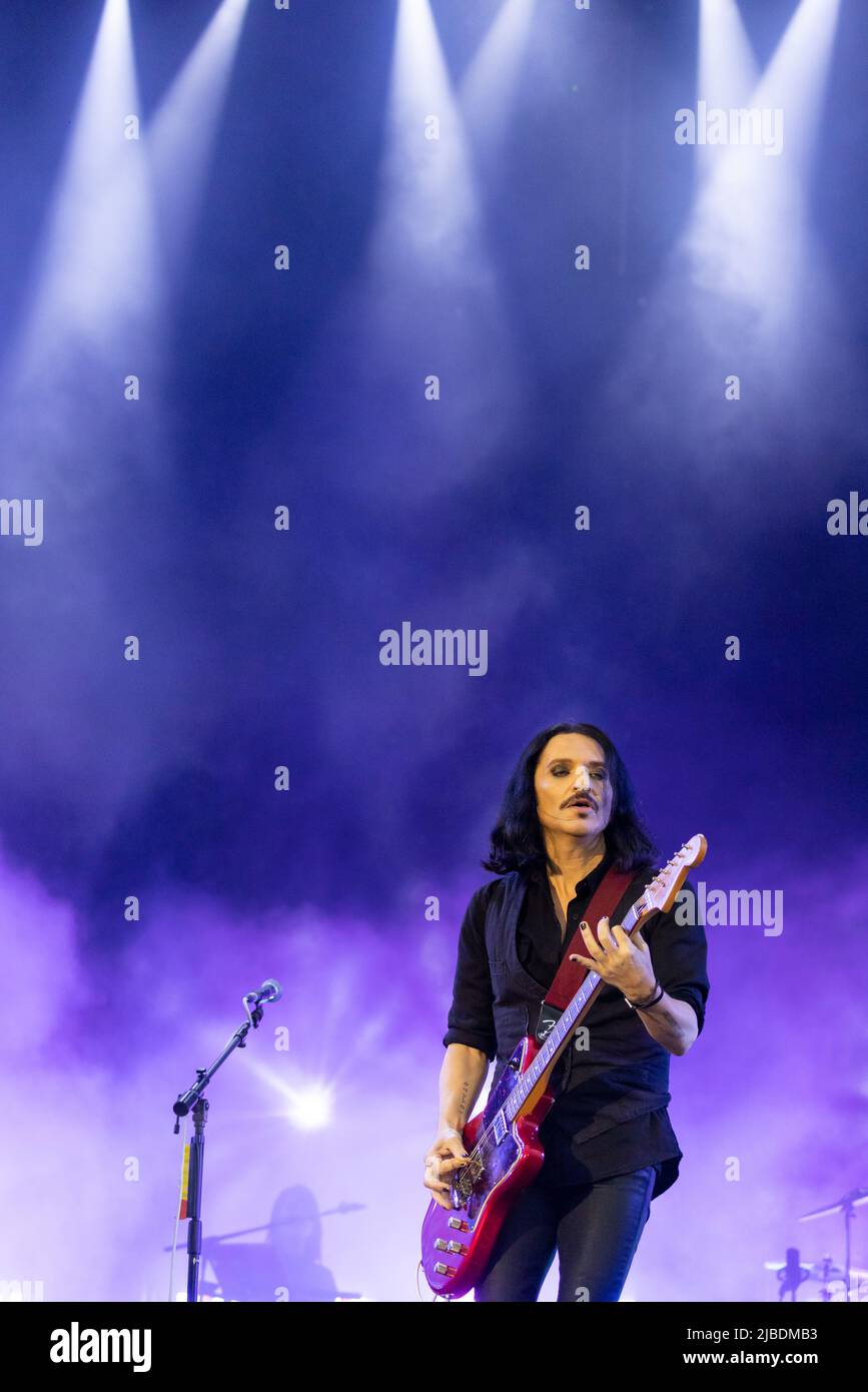Nuremberg, Germany. 05th June, 2022. Frontman Brian Molko of the ...