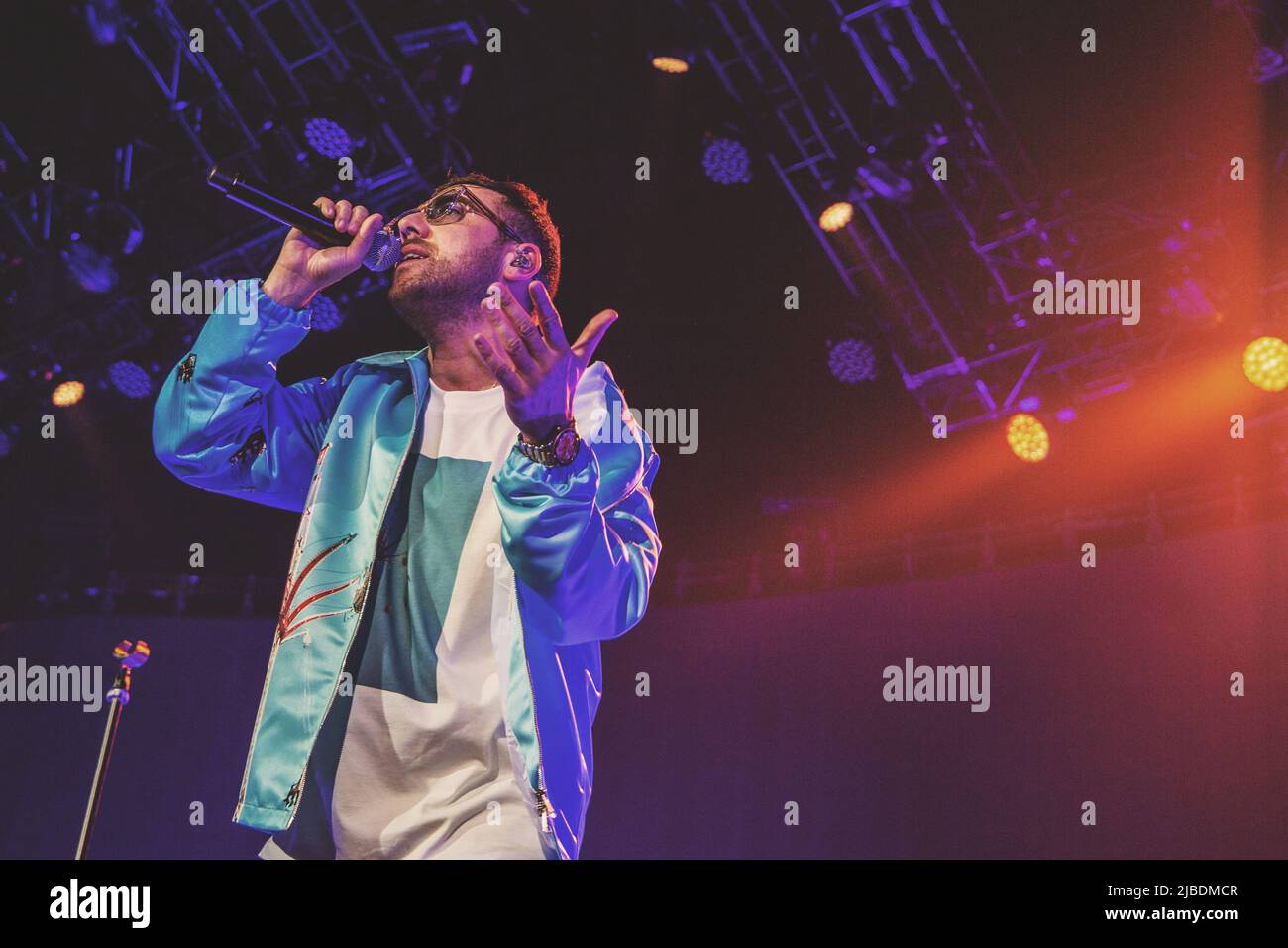 Silvano Albanese better known by his stage name Coez performs live in ...