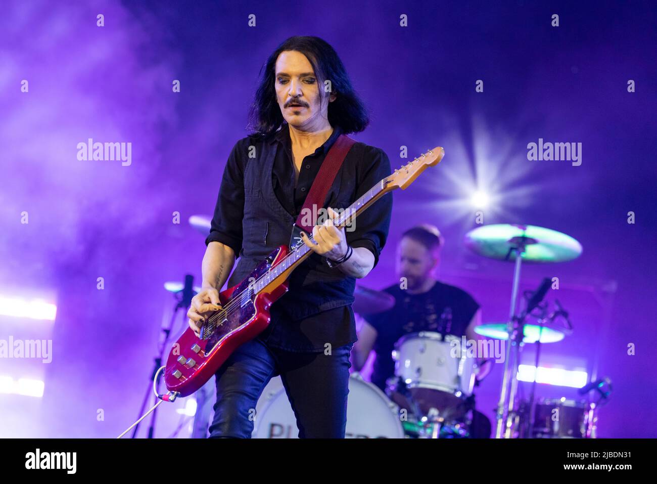 Nuremberg, Germany. 05th June, 2022. Frontman Brian Molko of the ...