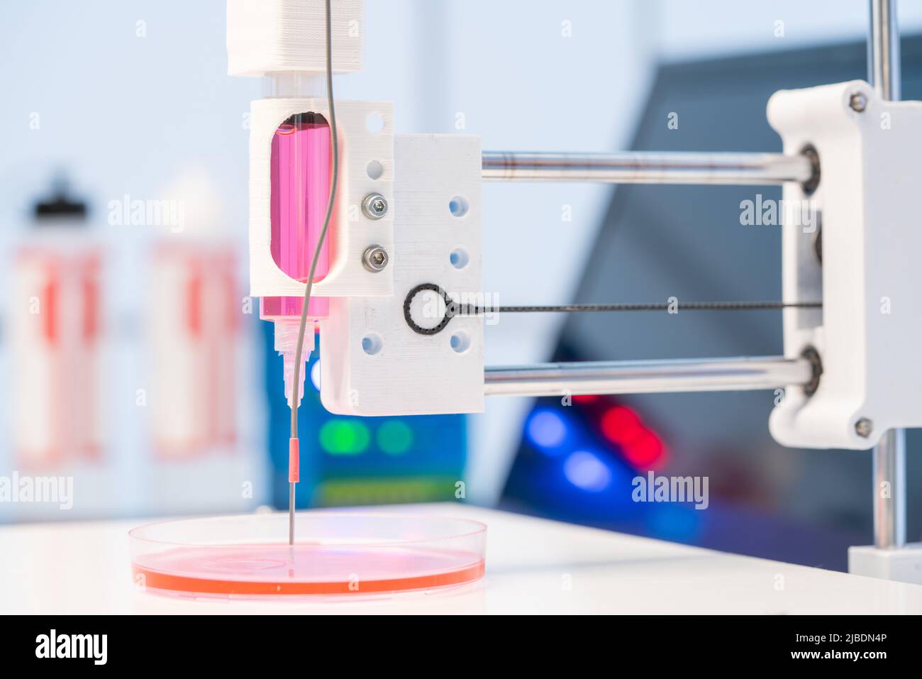 Equipment for genetic research. Medicine PCR robotics. DNA diagnostics ...