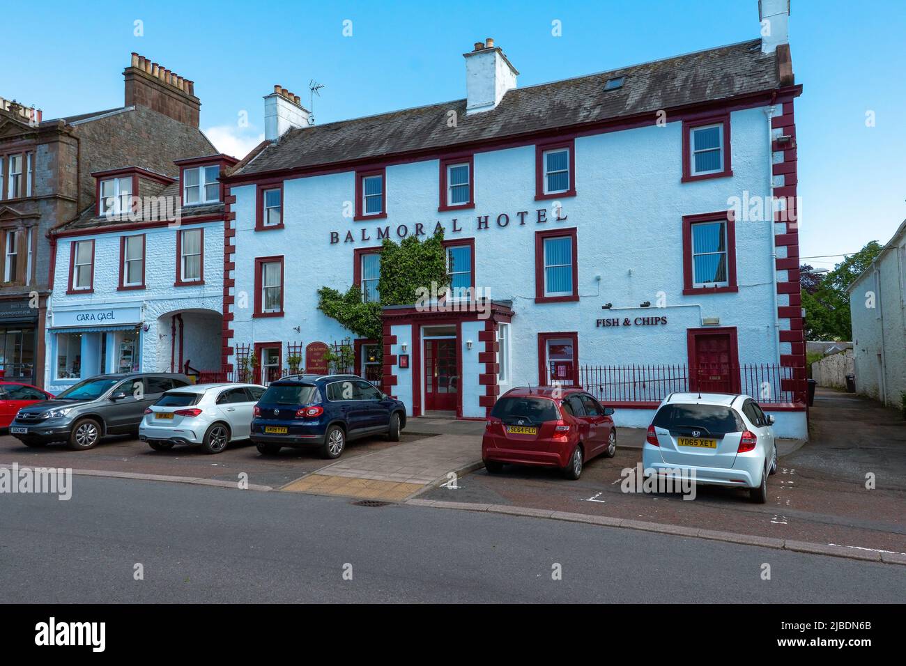 Balmoral Hotel in the town of Moffat, Scotland, UK Stock Photo - Alamy