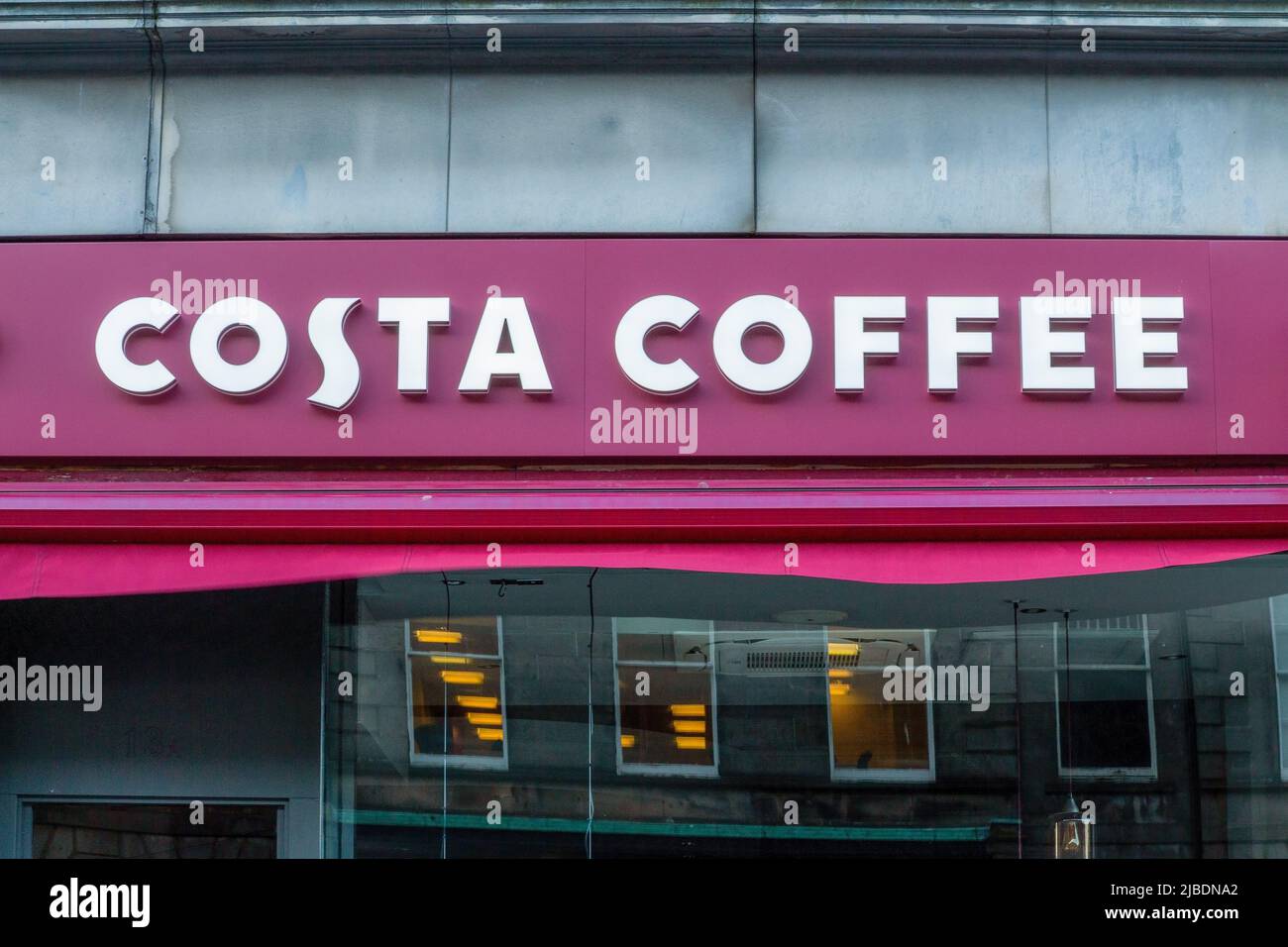 Costa Coffee for your daily fix of caffeine, Edinburgh, Scotland, UK ...