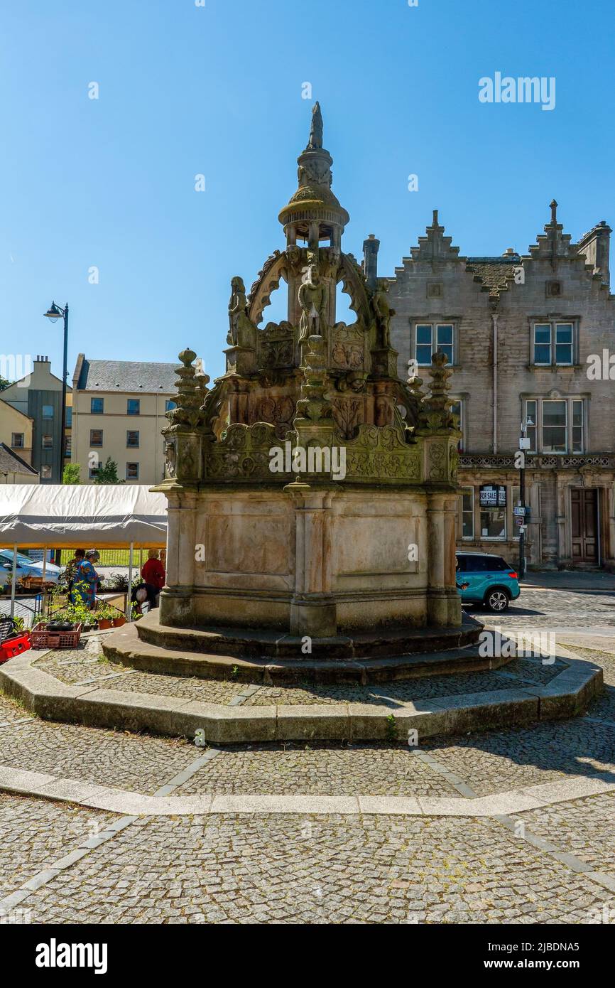 Cross Well in the town of Linlithgow, Scotland, UK Stock Photo - Alamy