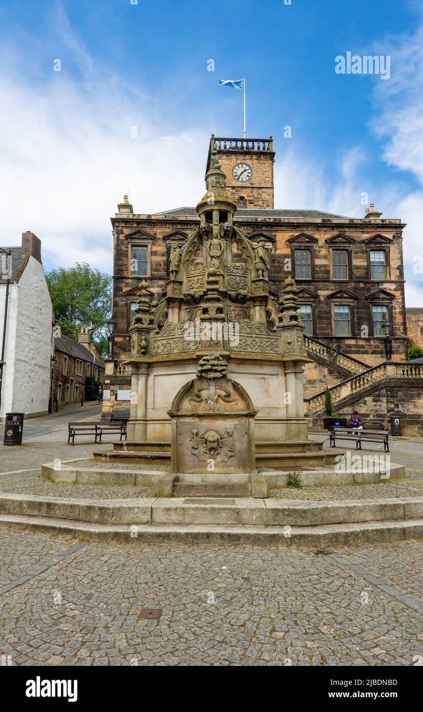 Cross Well, Linlithgow, Scotland, UK Stock Photo - Alamy