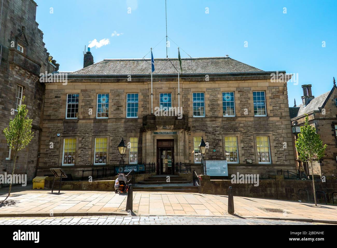 Linlithgow Museum in the town centre of Linlithgow, Scotland, UK Stock ...