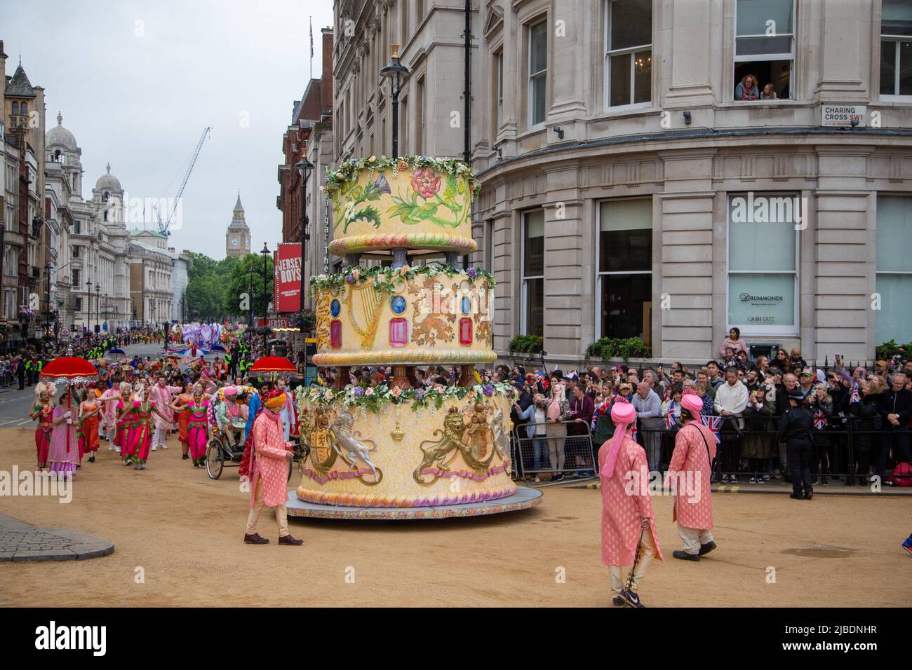London, England, UK. 5th June, 2022. Platinum Jubilee Pageant is seen ...