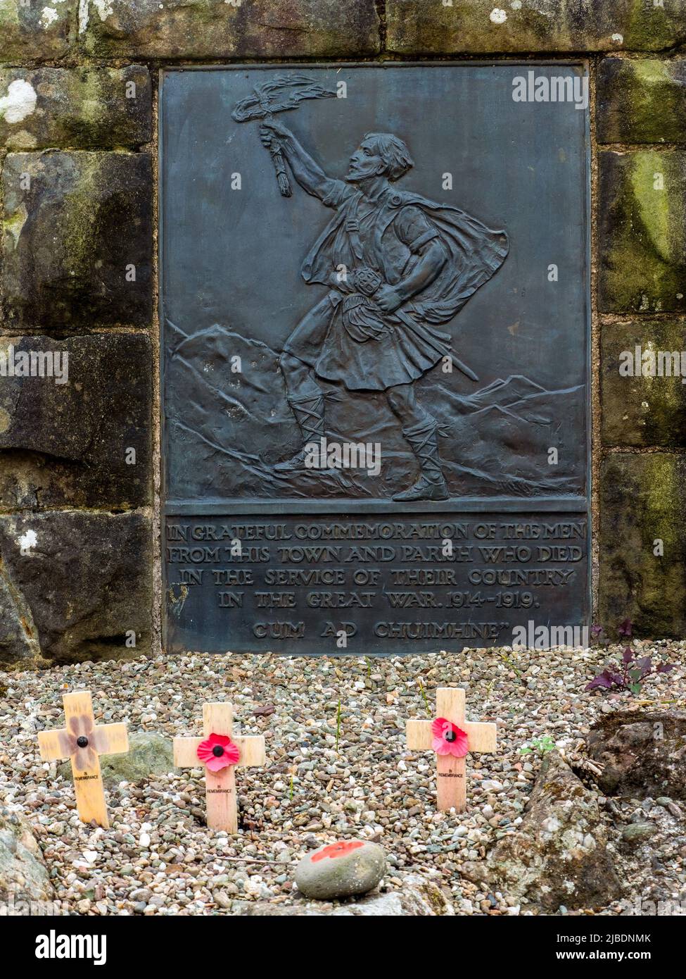 War Memorial in the town of Callander, Scotland, UK Stock Photo - Alamy