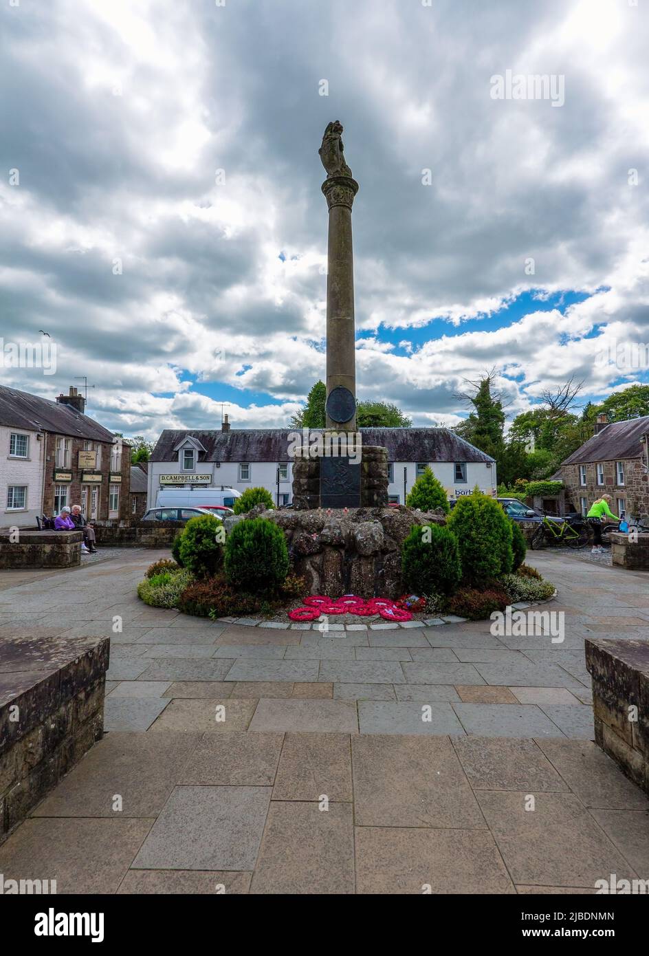 War Memorial in the town of Callander, Scotland, UK Stock Photo - Alamy