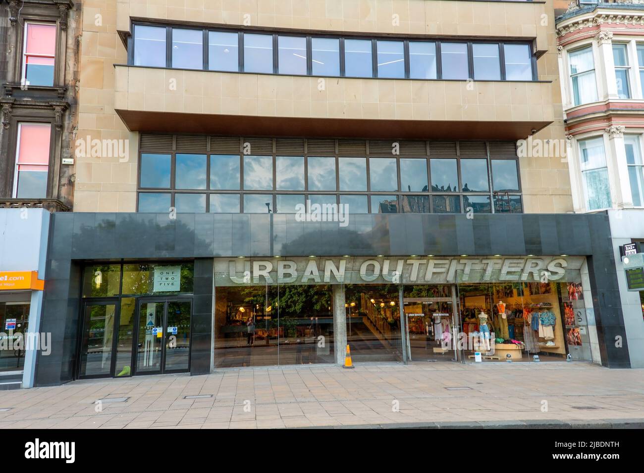 Urban Outfitters Clothing Store on Princes Street in Edinburgh ...