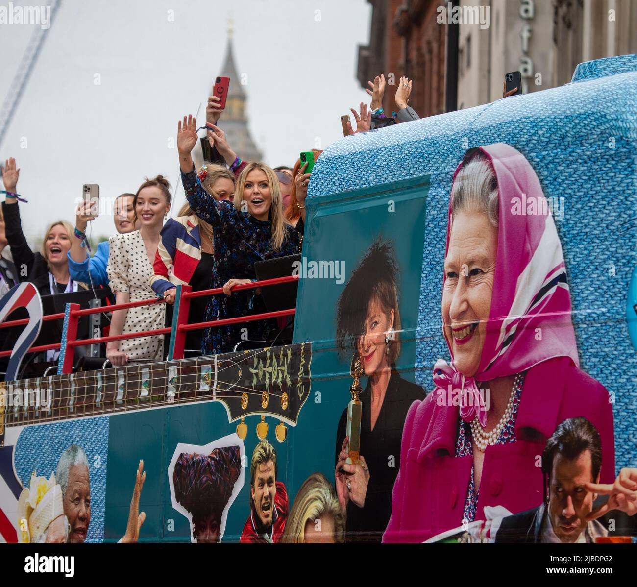 London, England, UK. 5th June, 2022. PATSY KENSIT is seen on a double ...