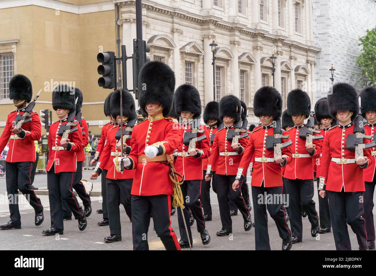 London UK, 5th June 2022. The pageant for the Queen Elizabeth II’s ...